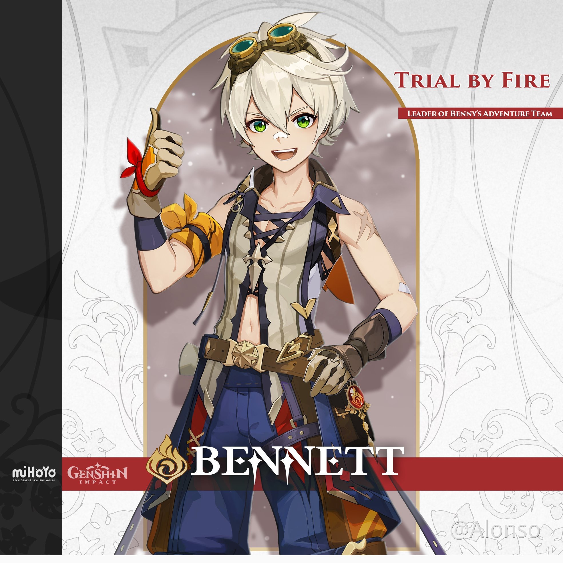 Leader of Benny’s Adventure Team • Bennett Genshin Impact | HoYoLAB
