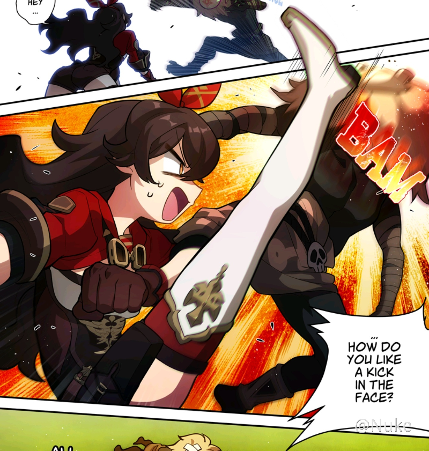 Amber kick… Genshin Impact | HoYoLAB