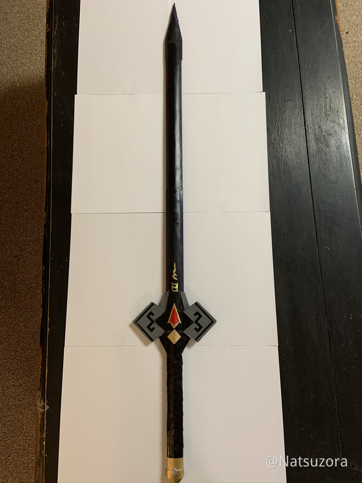 I made a replica Dark Iron Sword! Genshin Impact | HoYoLAB