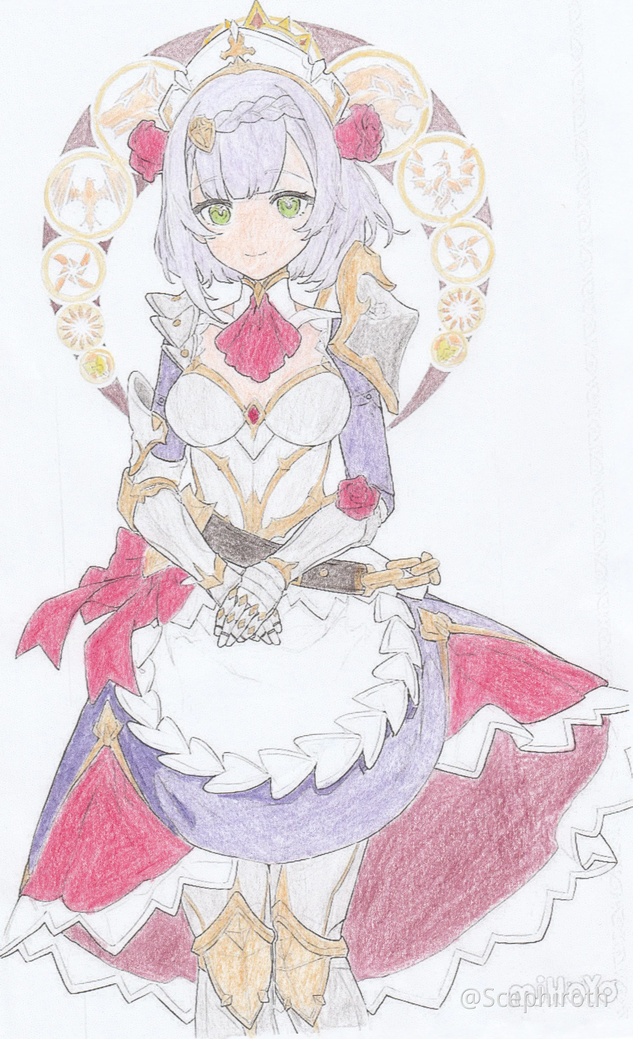 Colouring xiao Genshin Impact | HoYoLAB