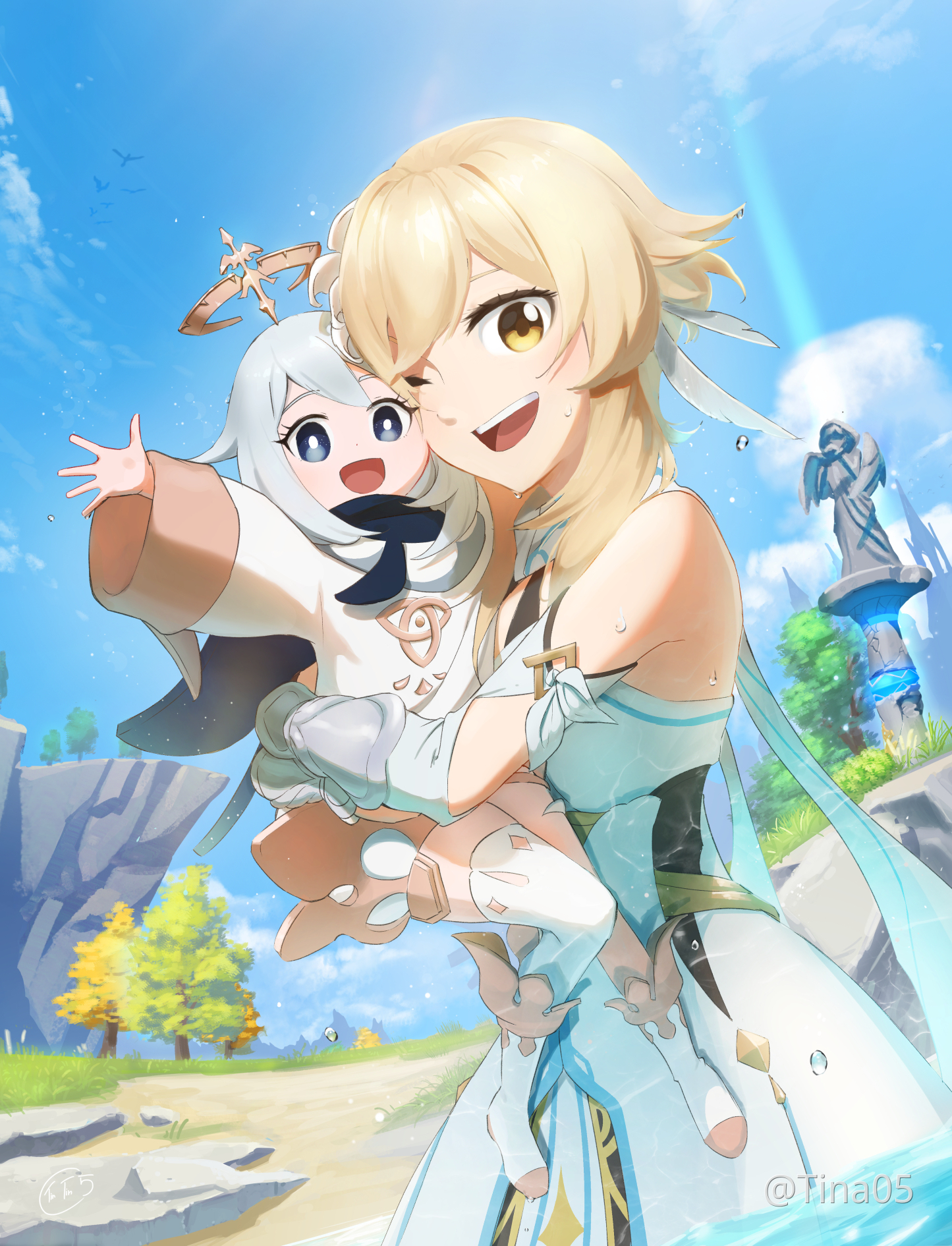 Lumine and Paimon Genshin Impact | HoYoLAB