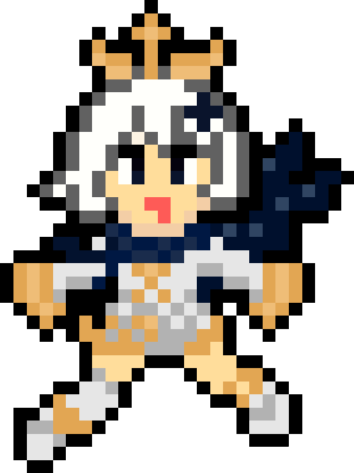 Paimon Pixel FanArt Genshin Impact | HoYoLAB