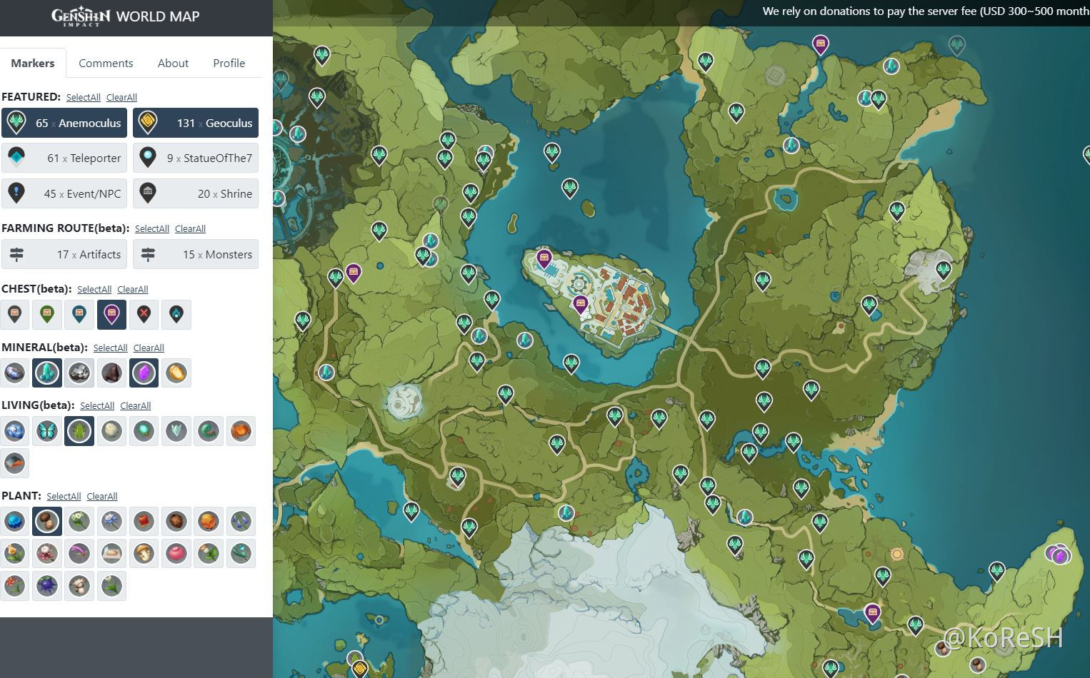 Map (interactive) Genshin Impact | HoYoLAB