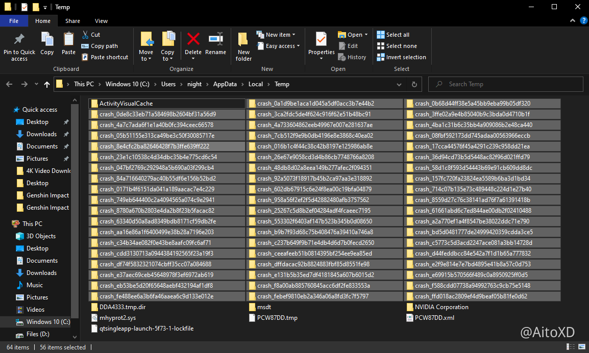 Game crashed caused by Unity Player permission violation dump files at ...