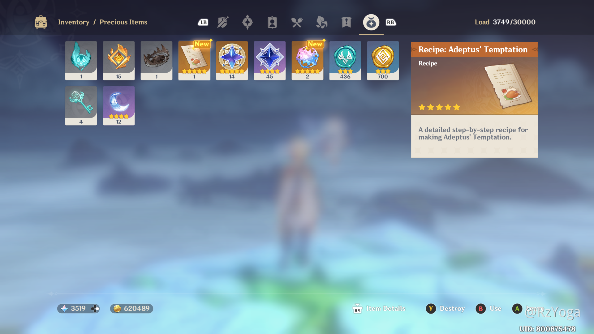 5 Star Recipe "Adeptus Temptation" ----- Where is your highest Place ...