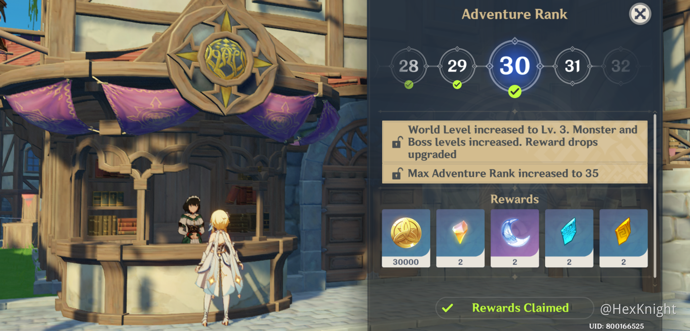 AR 30 increase max AR to 35? Genshin Impact | HoYoLAB