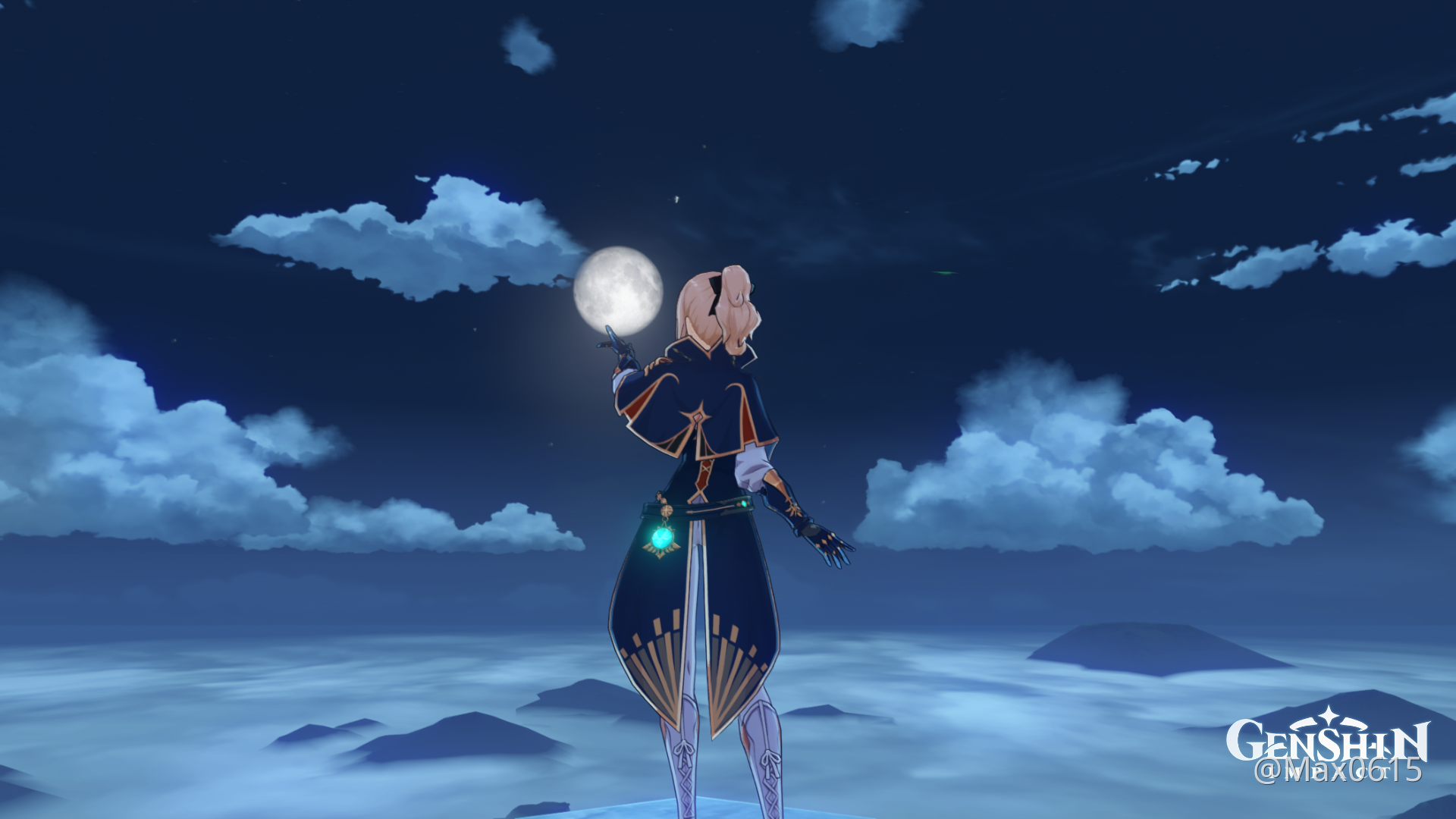 Jean holding the moon Genshin Impact | HoYoLAB