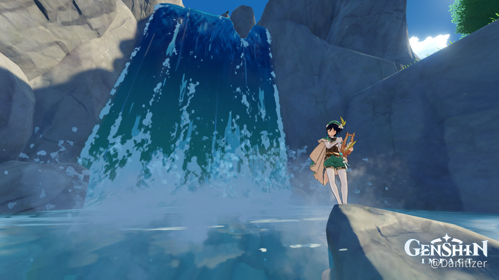 "Melody By The Waterfall" Genshin Impact | HoYoLAB