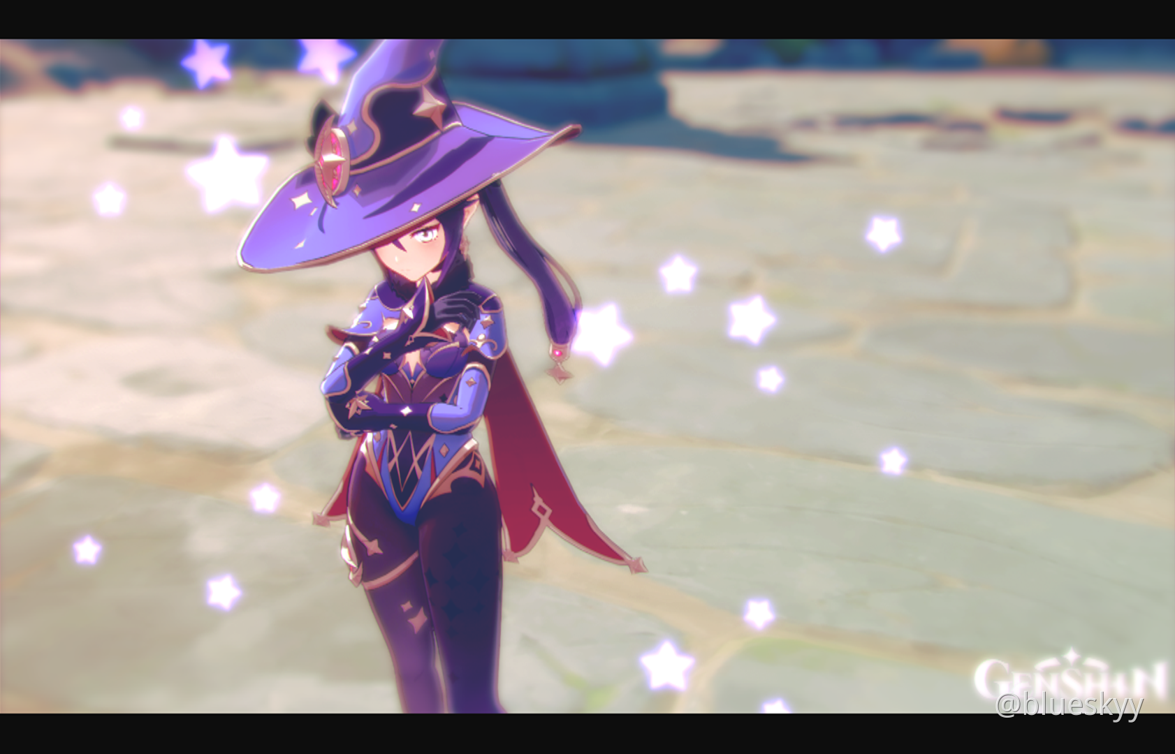 Edited Screenshot ft Mona Genshin Impact | HoYoLAB