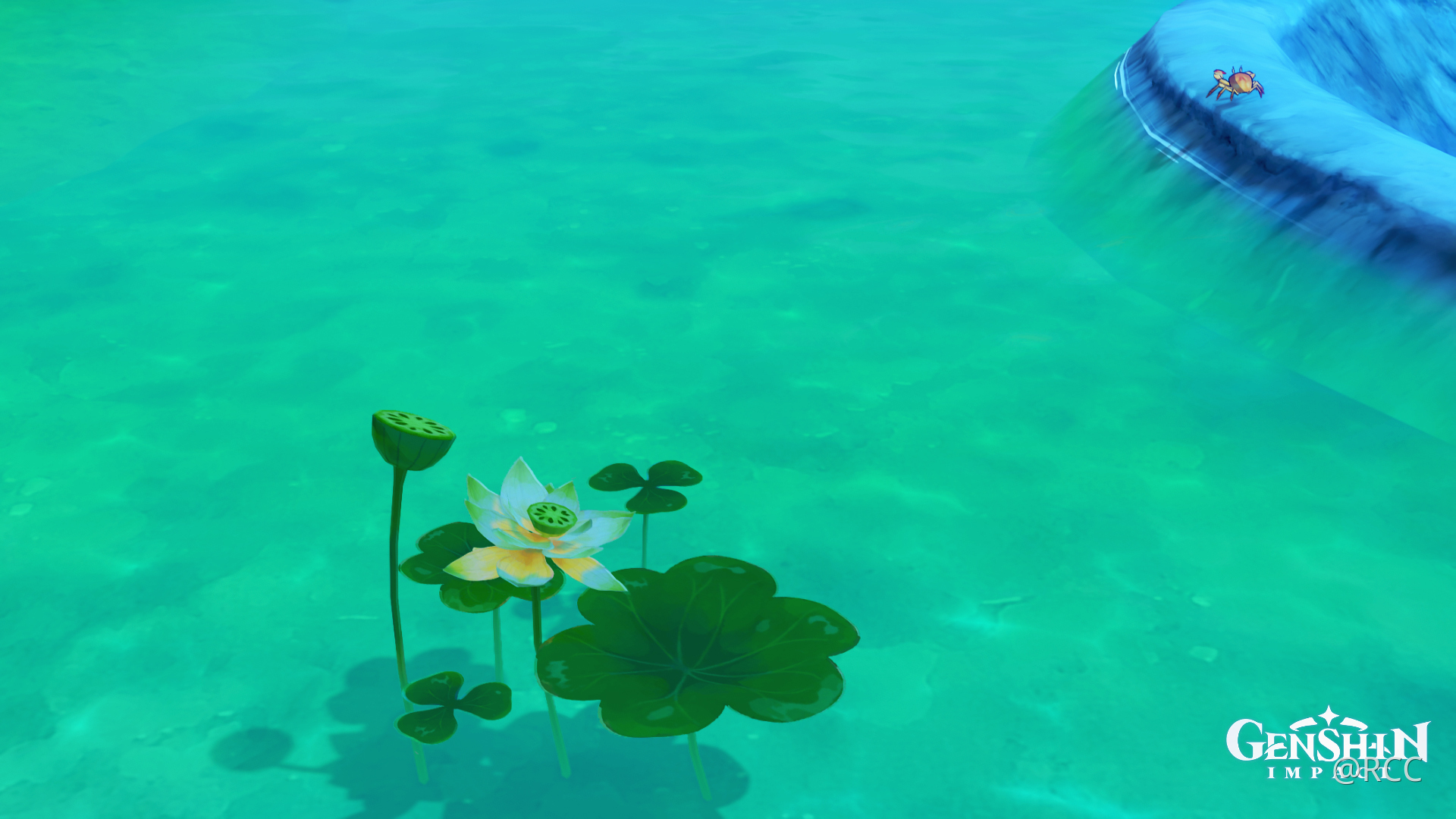 Crystal clear water at Luhua pool! | Genshin Impact | HoYoLAB