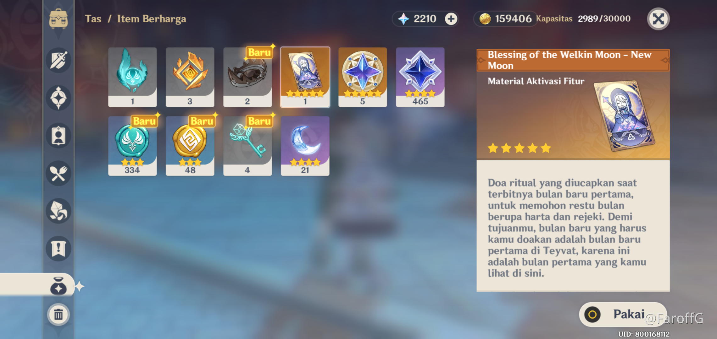 Blessing of the welkin moon Genshin Impact | HoYoLAB