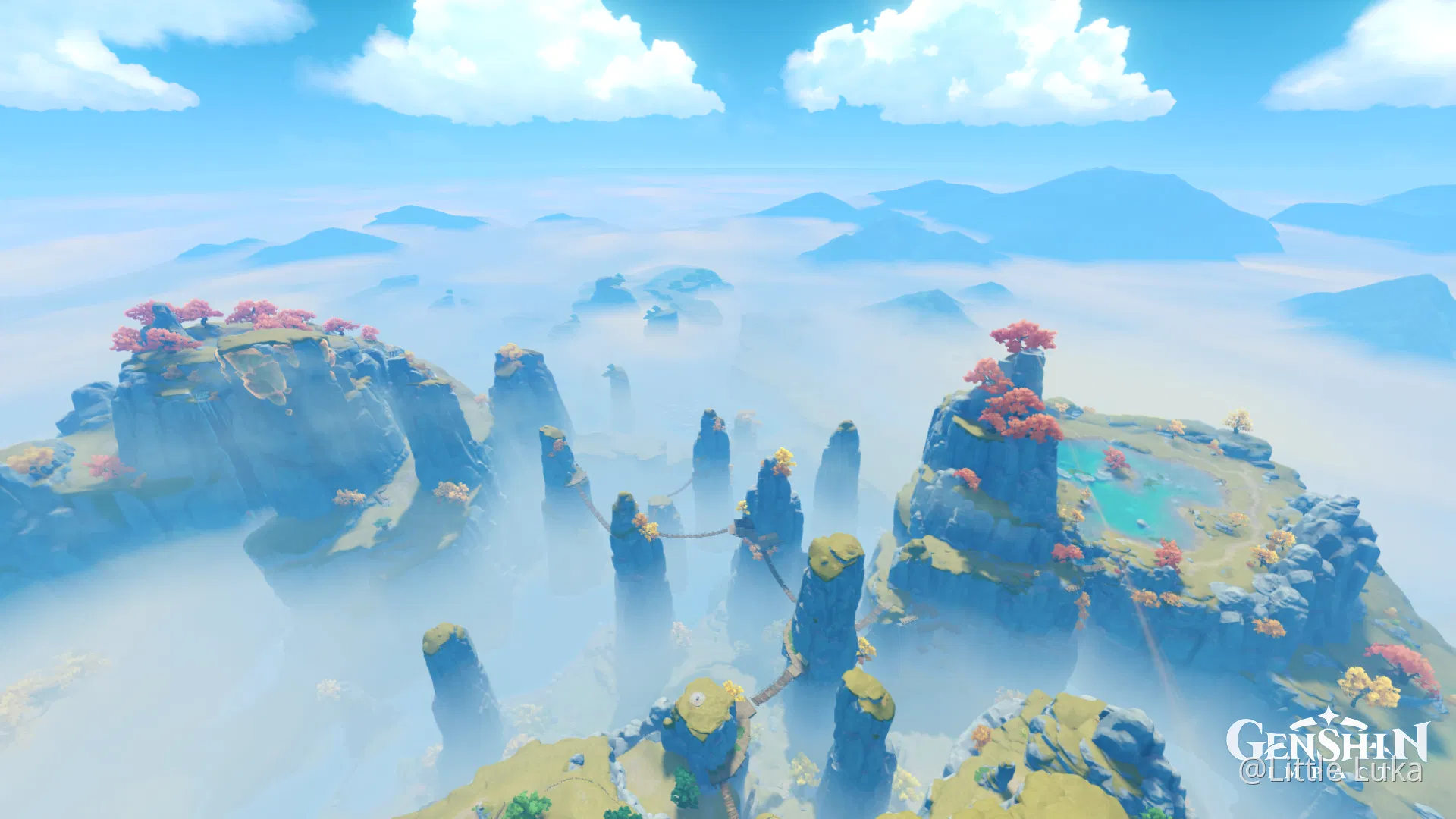 View from Qingyun Peak Genshin Impact | HoYoLAB