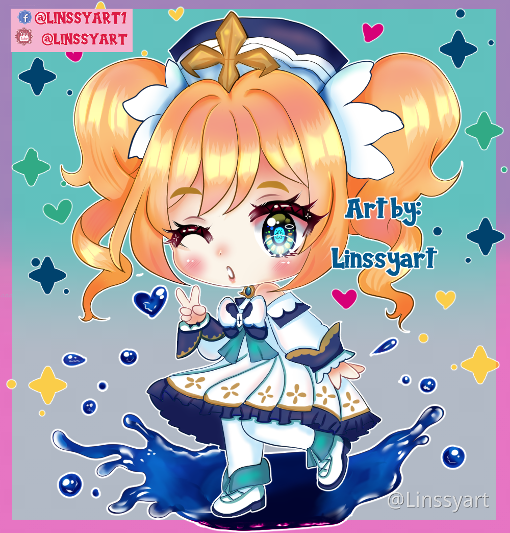 Chibi-Barbara (Fan art) Genshin Impact | HoYoLAB