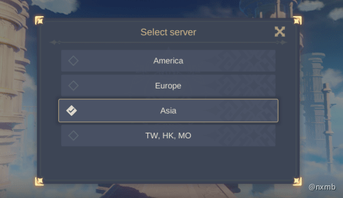 Changing Server Genshin Impact | HoYoLAB