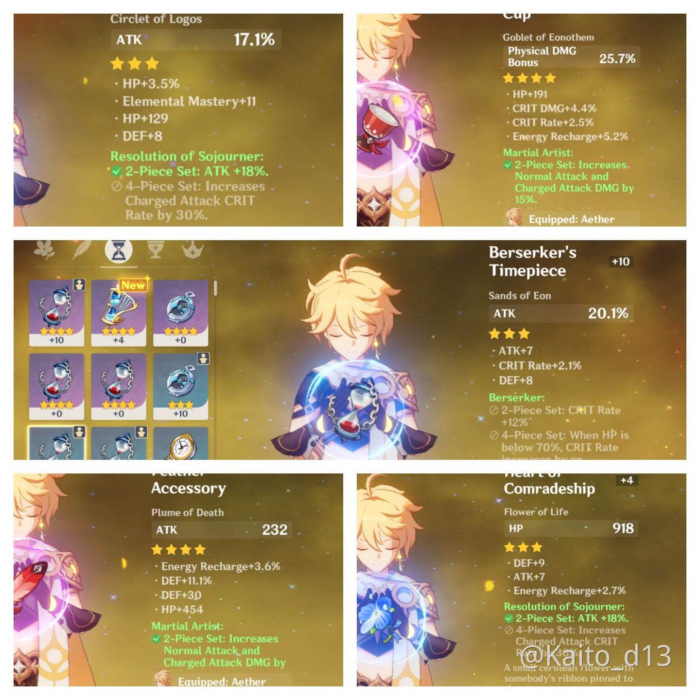 Need Guidance for F2P Traveler builds Genshin Impact | HoYoLAB