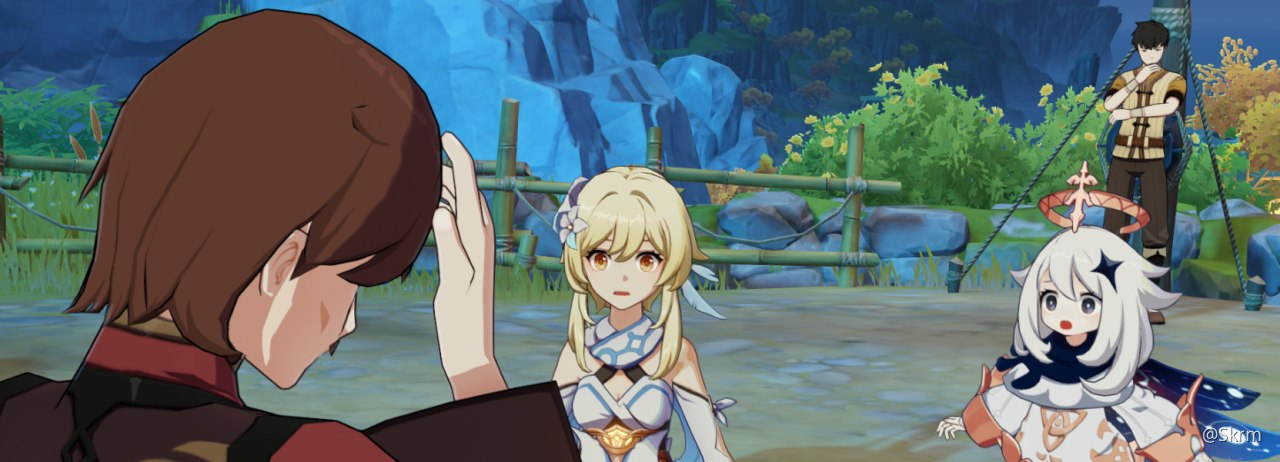 [MEME TEMPALTE] Surprised Paimon And Lumine Genshin Impact | HoYoLAB