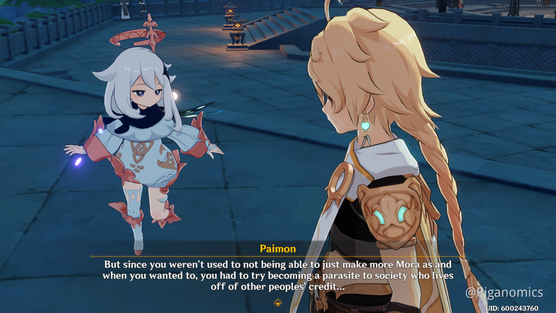 One day Paimon is going to cross the wrong one. (May contain spoilers ...