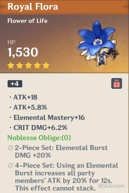 Noblesse Oblige Genshin Impact | HoYoLAB