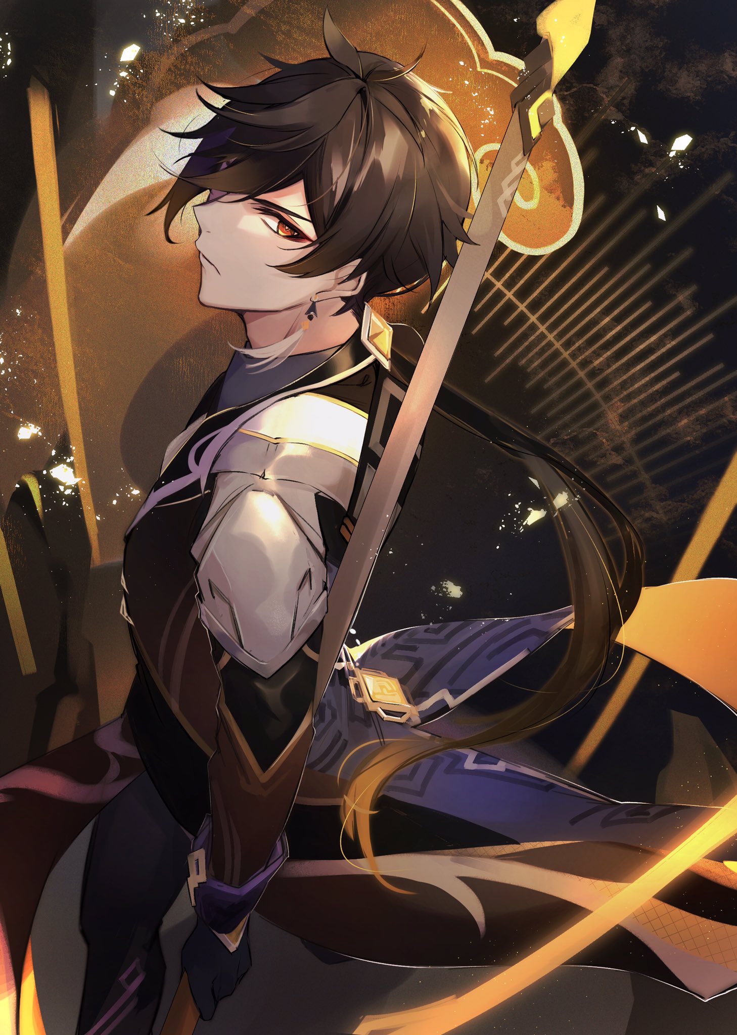 Zhongli Art Getting ready for December Genshin Impact | HoYoLAB