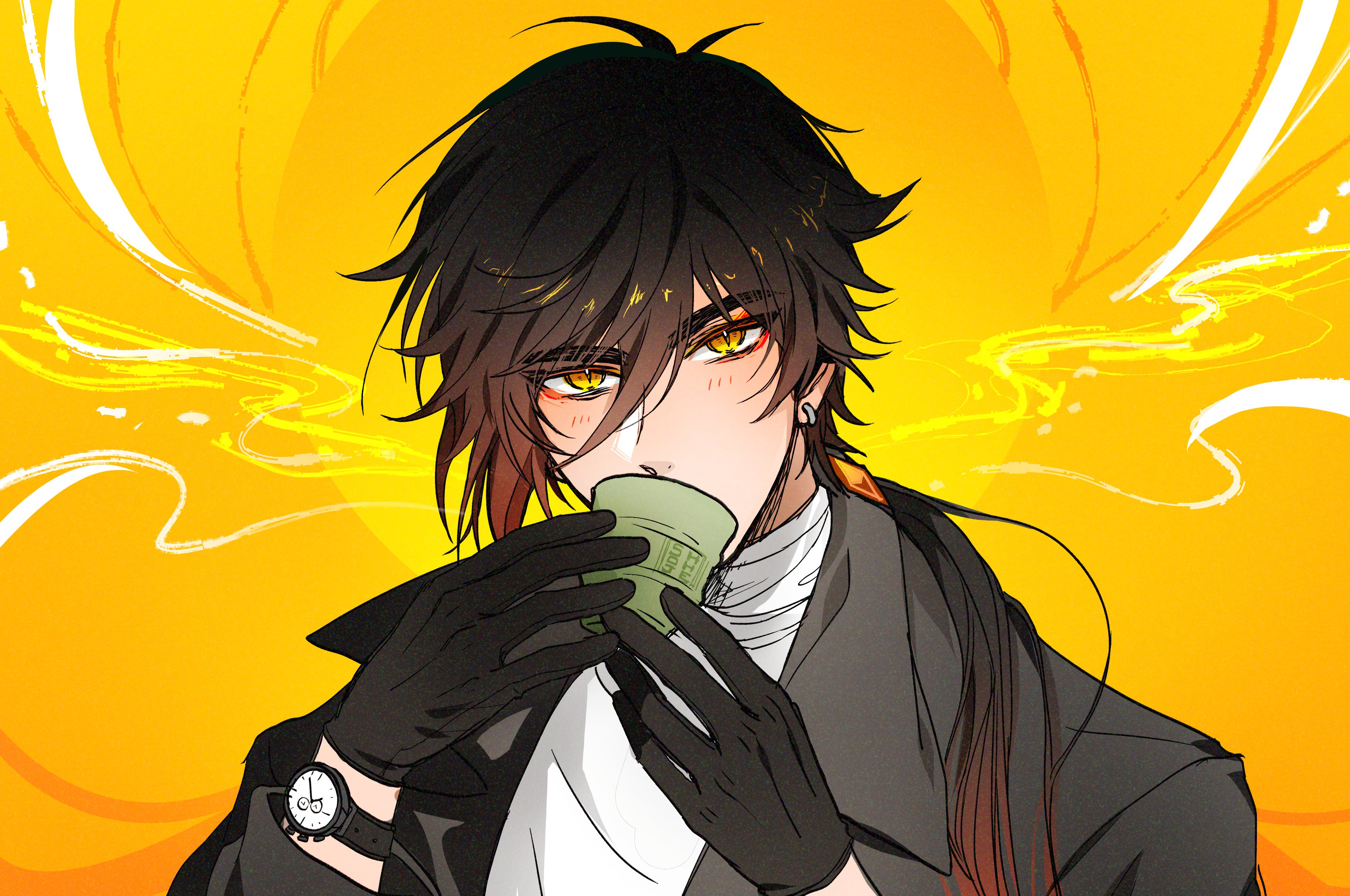 Zhongli in Casual Art Genshin Impact | HoYoLAB
