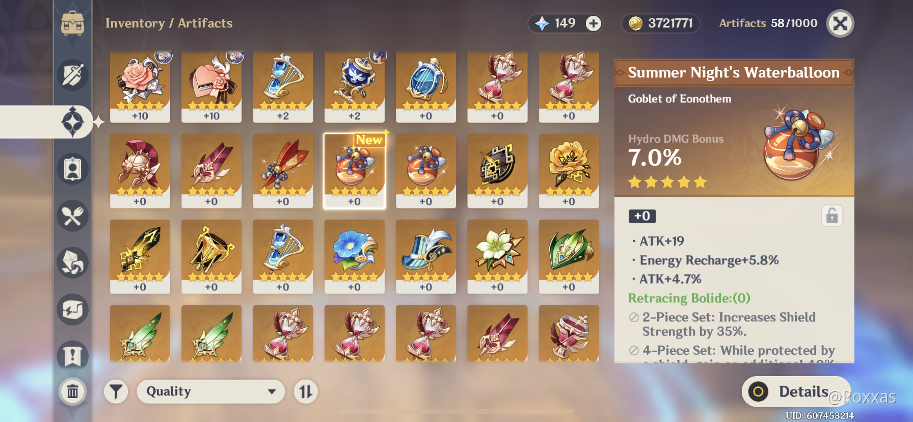 May have just found the perfect artifact for Childe Genshin Impact ...