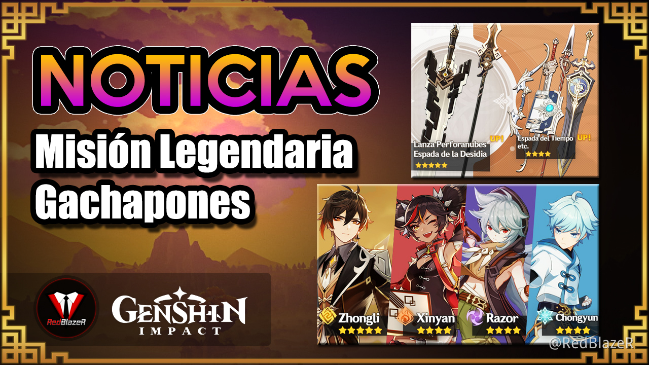 Nueva MISIÓN LEGENDARIA + NUEVO BANNER (Zhongli) y GACHAPÓN DE ARMAS NUEVAS! Genshin Impact ...