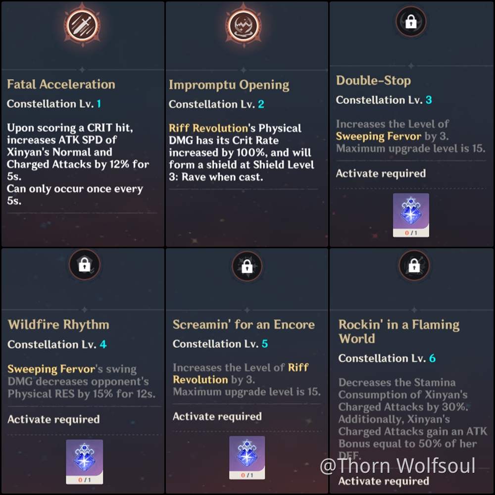 [V1.1 Guide] Full details and possible builds for Xinyan main DPS and ...