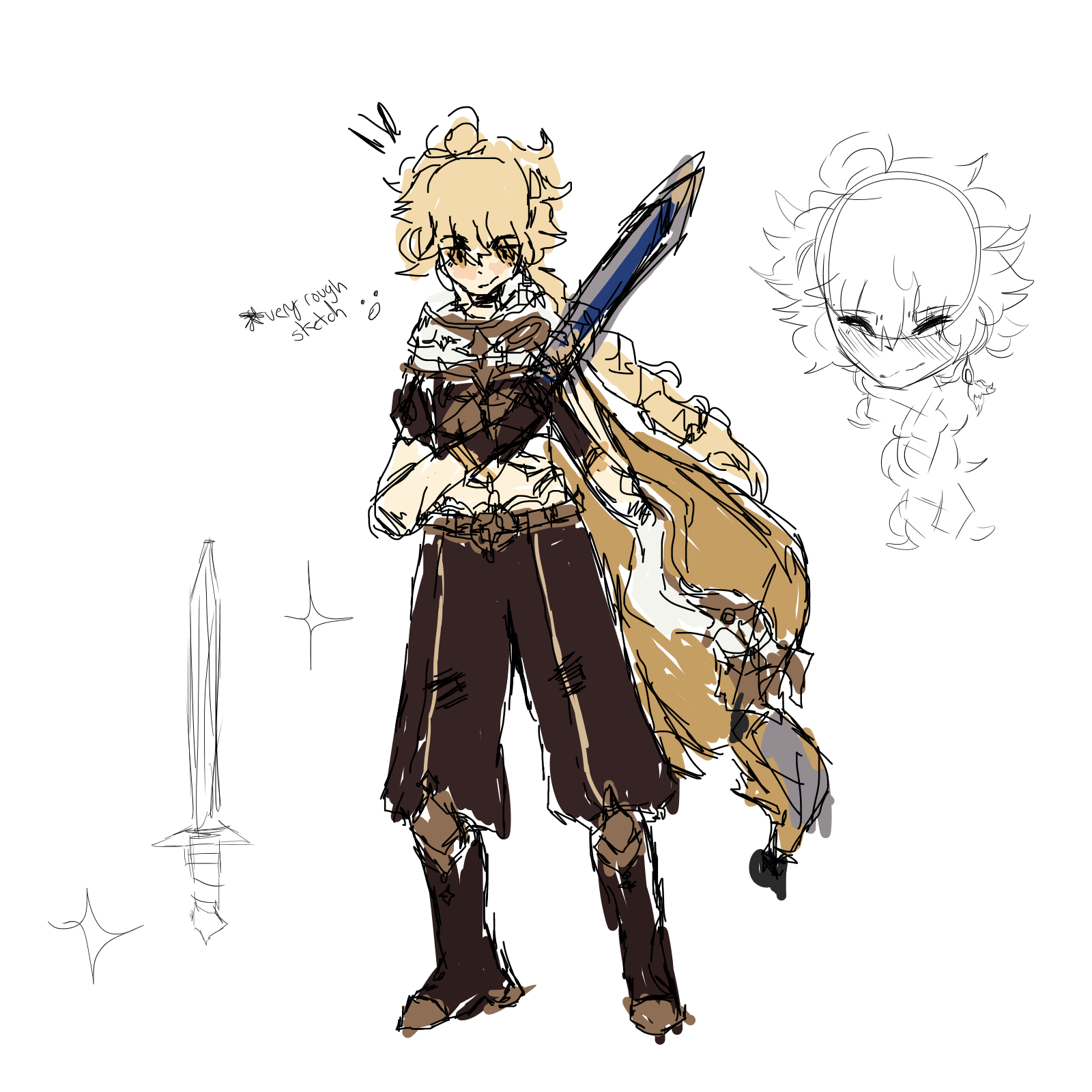 aether sketch Genshin Impact | HoYoLAB