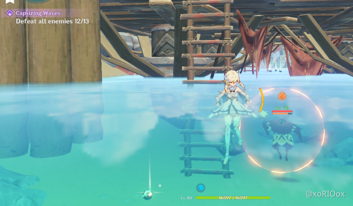 Underwater double shielding enemy! Genshin Impact | HoYoLAB