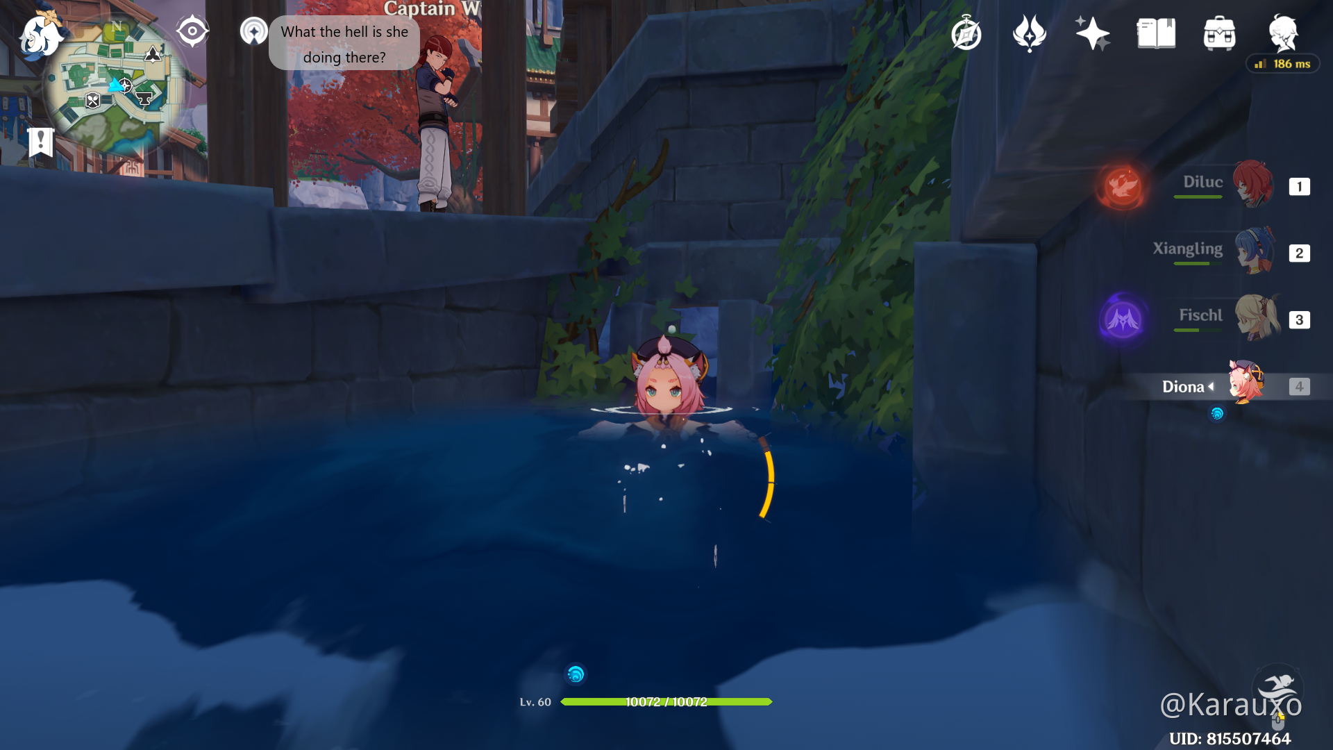 Diona swimming in a 'Pool' (?) Genshin Impact | HoYoLAB