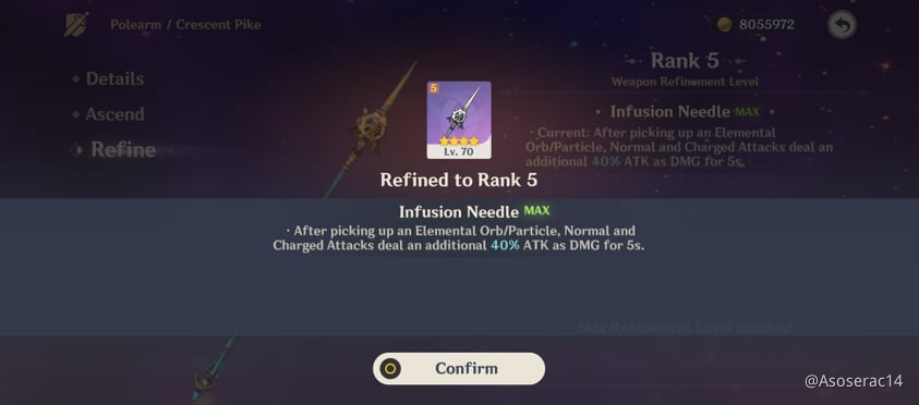 Crescent Pike R5 Genshin Impact | HoYoLAB