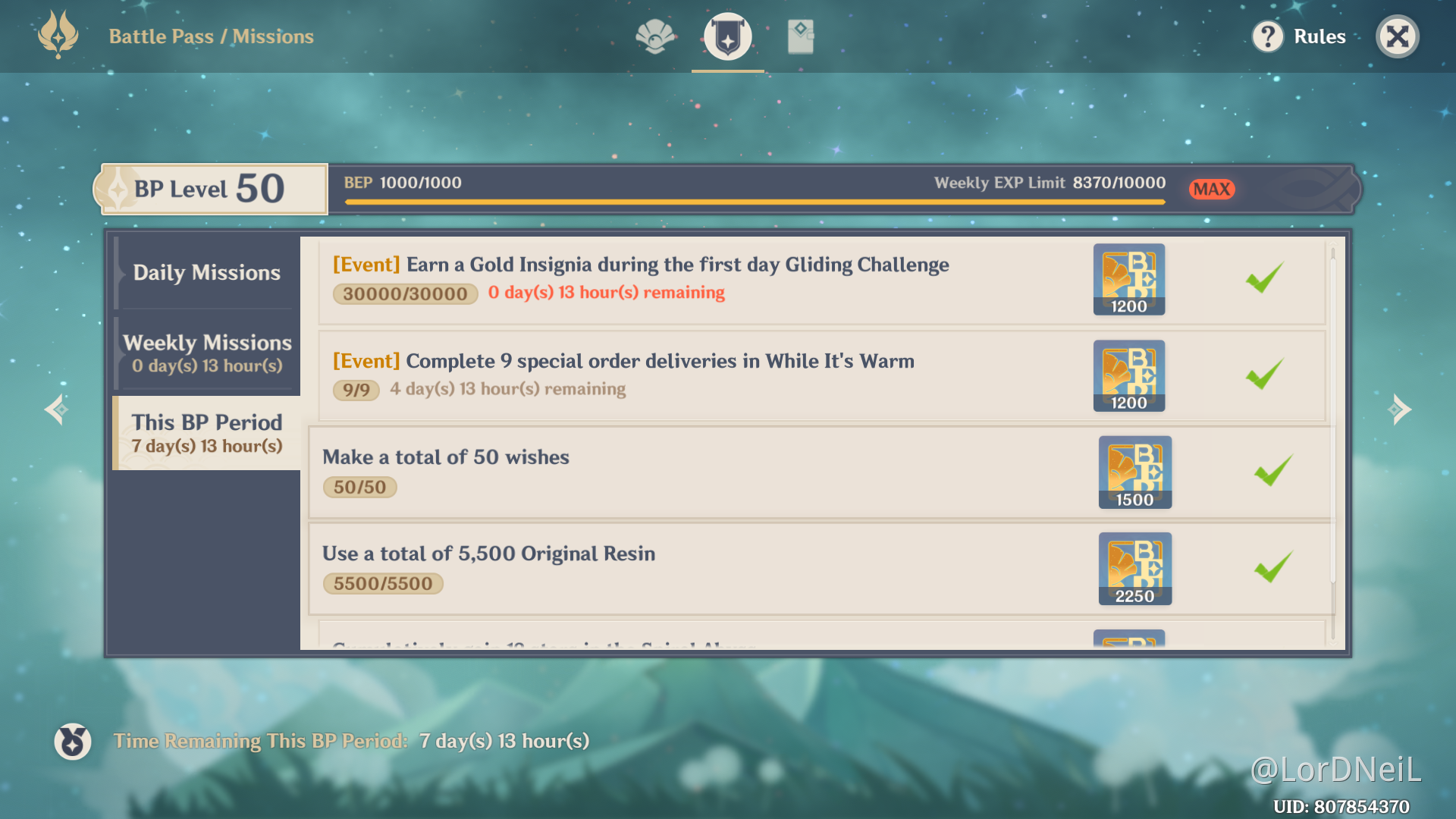 Battle pass Genshin Impact | HoYoLAB