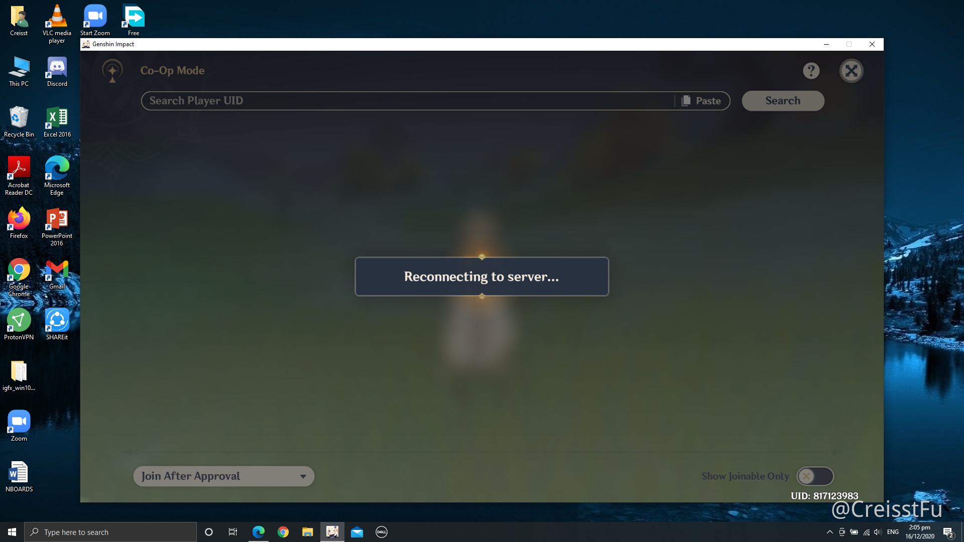 Constantly Reconnecting Genshin Impact | HoYoLAB