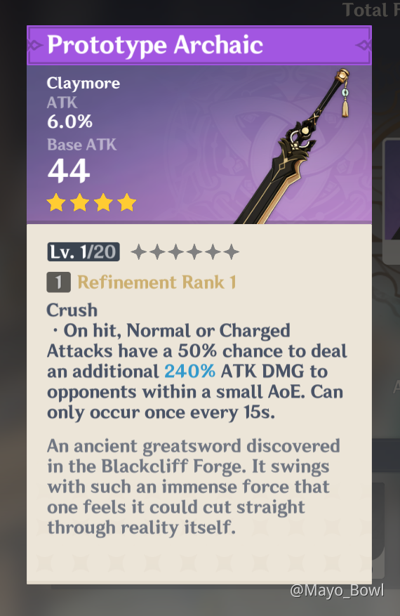 weapon for Diluc Genshin Impact | HoYoLAB