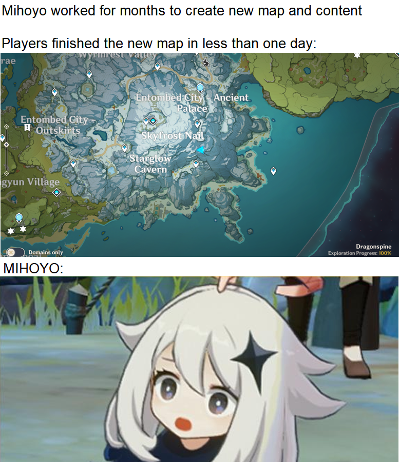 DRAGONSPINE MOUNTAINS (100% EXPLORED) Genshin Impact | HoYoLAB