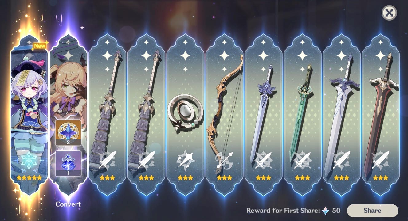 QiQi on Albedo Banner Genshin Impact | HoYoLAB