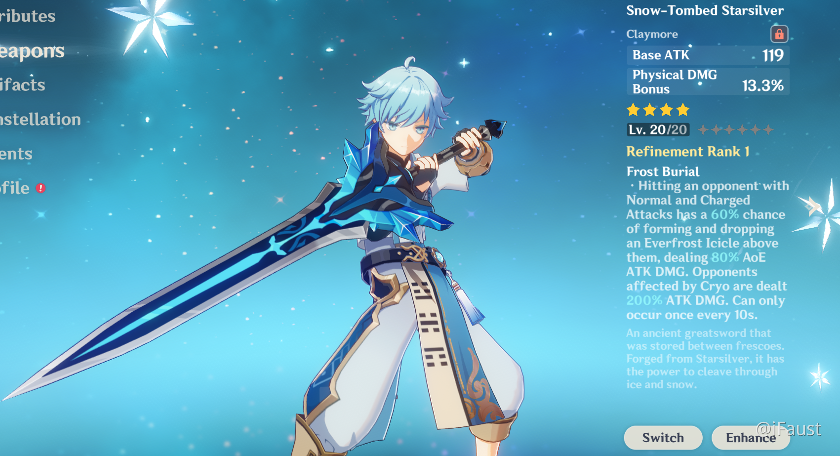 Chongyun Weapon Genshin Impact | HoYoLAB