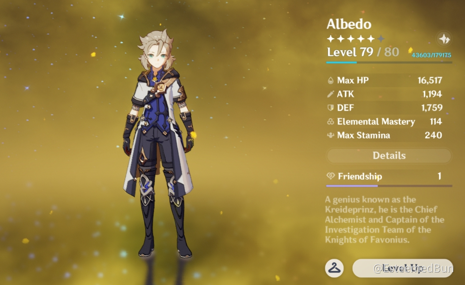 Dumping all def artifact on Albedo.. ahhhhH Genshin Impact | HoYoLAB