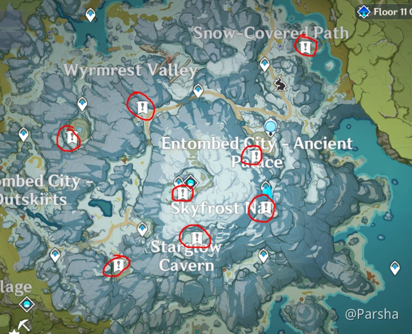 [Guide] All 79 Crimson Agates Map And Video / Puzzles solved in video ...