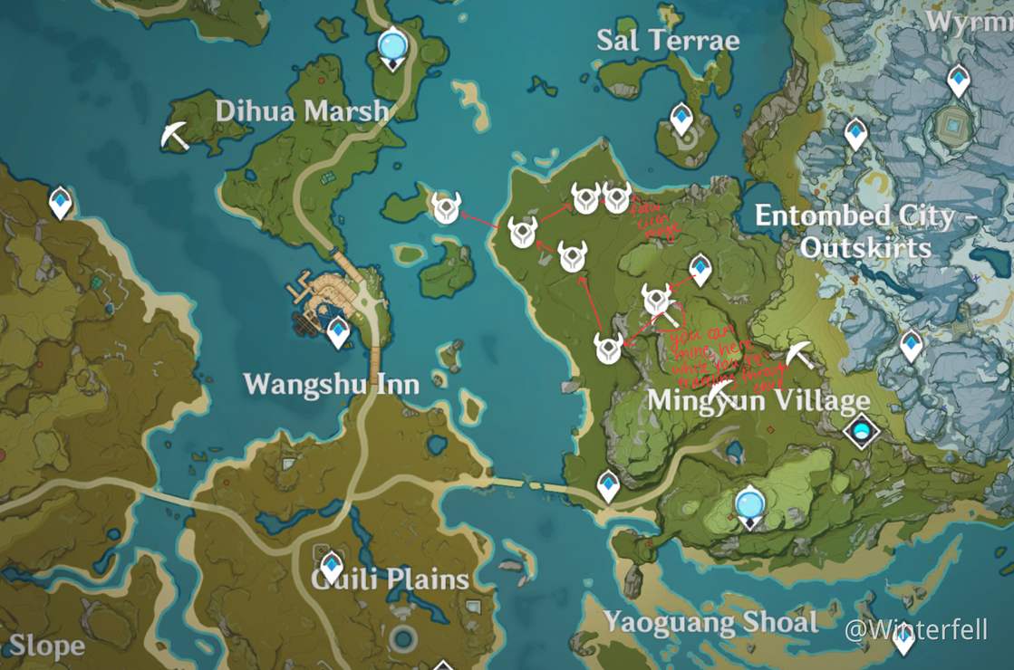 Interactive Genshin Impact Map All Resources Chests And