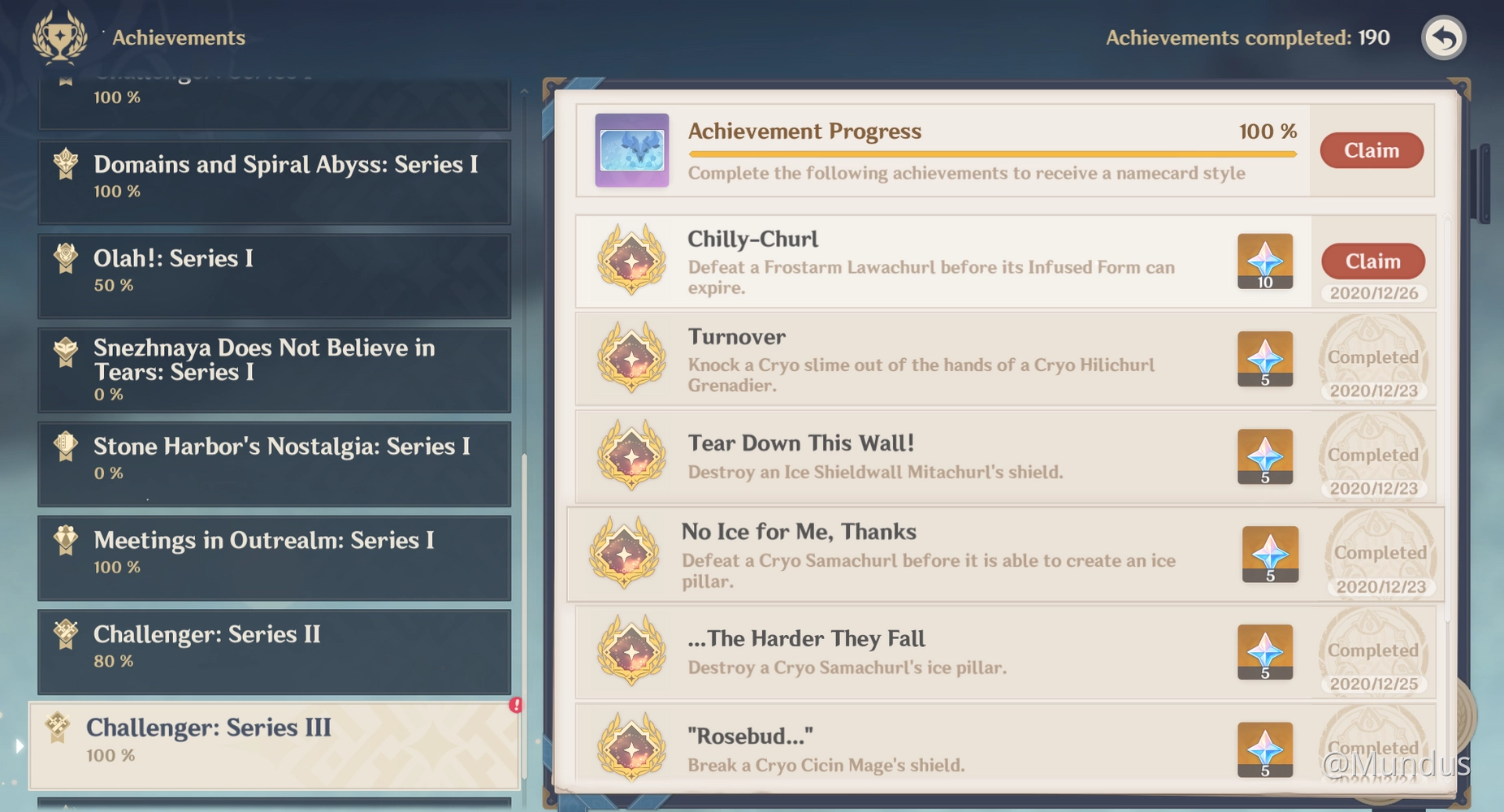 [Guide] Chilly-Churl Achievement Genshin Impact | HoYoLAB