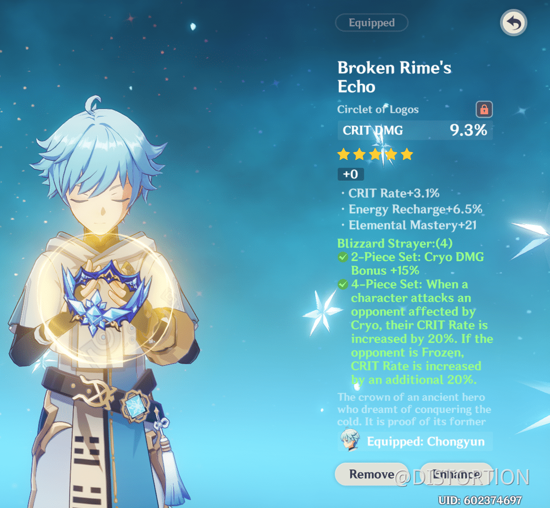 Ice Artifacts Genshin Impact | HoYoLAB