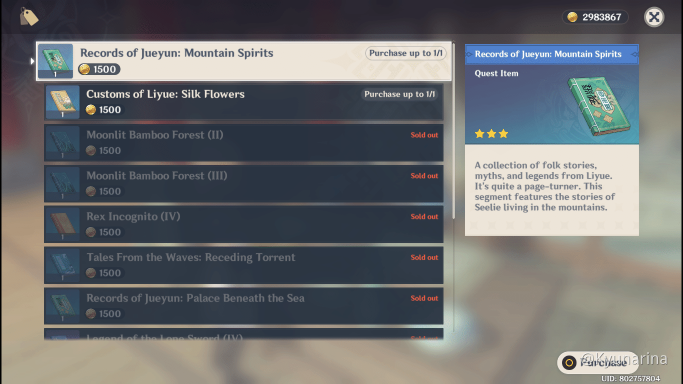 New Books in Liyue Genshin Impact | HoYoLAB