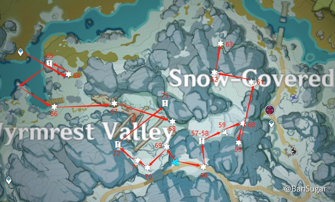 [Guide] All 233 DragonSpine Chest Locations Genshin Impact | HoYoLAB