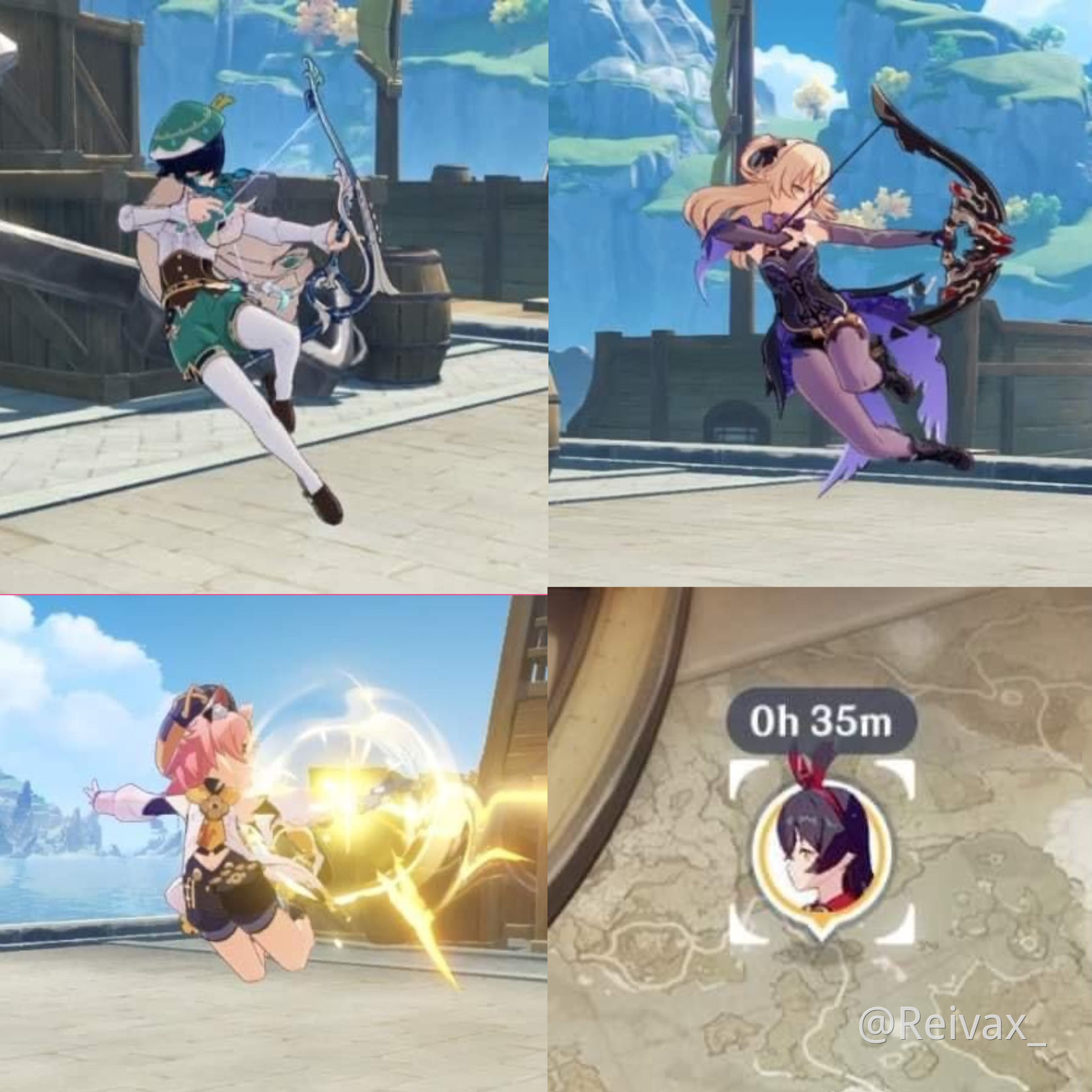 characters with bow in action :0 Genshin Impact | HoYoLAB