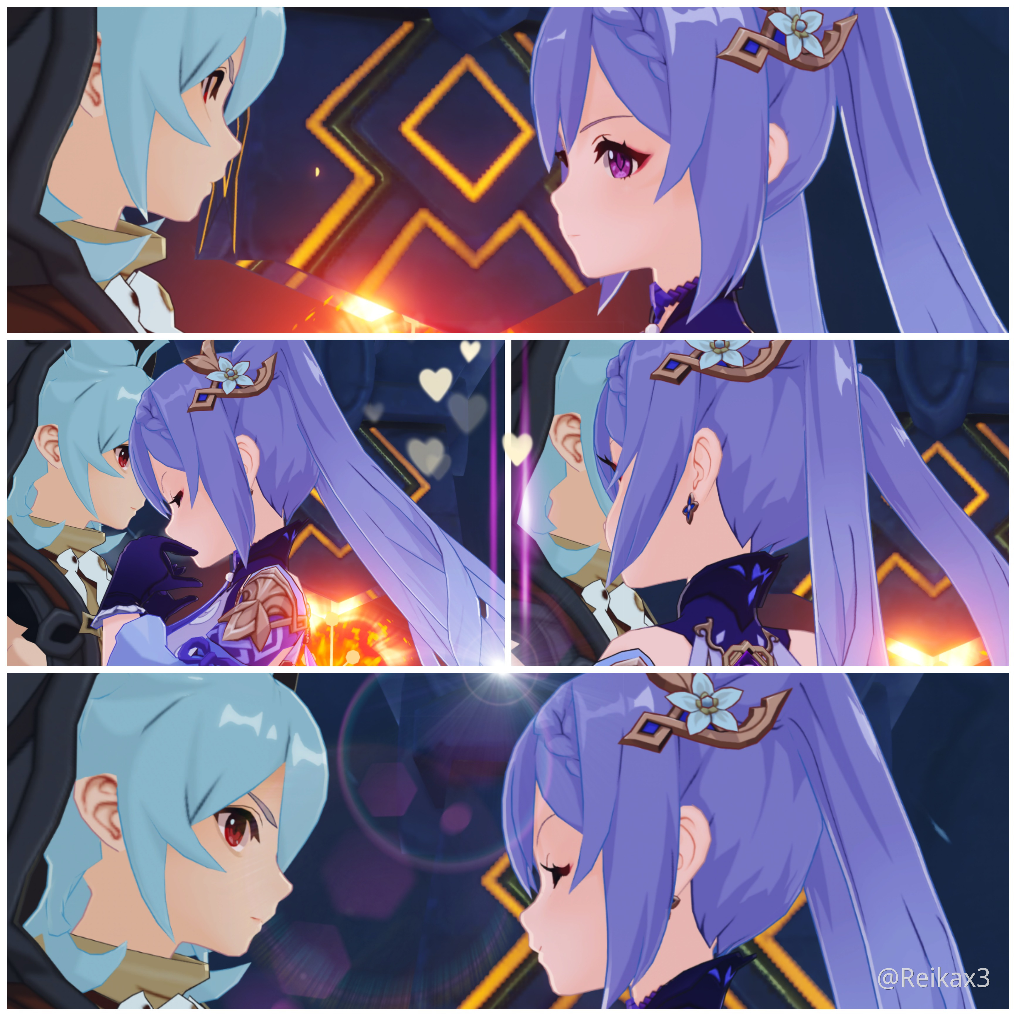 Keqing kiss Razor x3 Genshin Impact | HoYoLAB