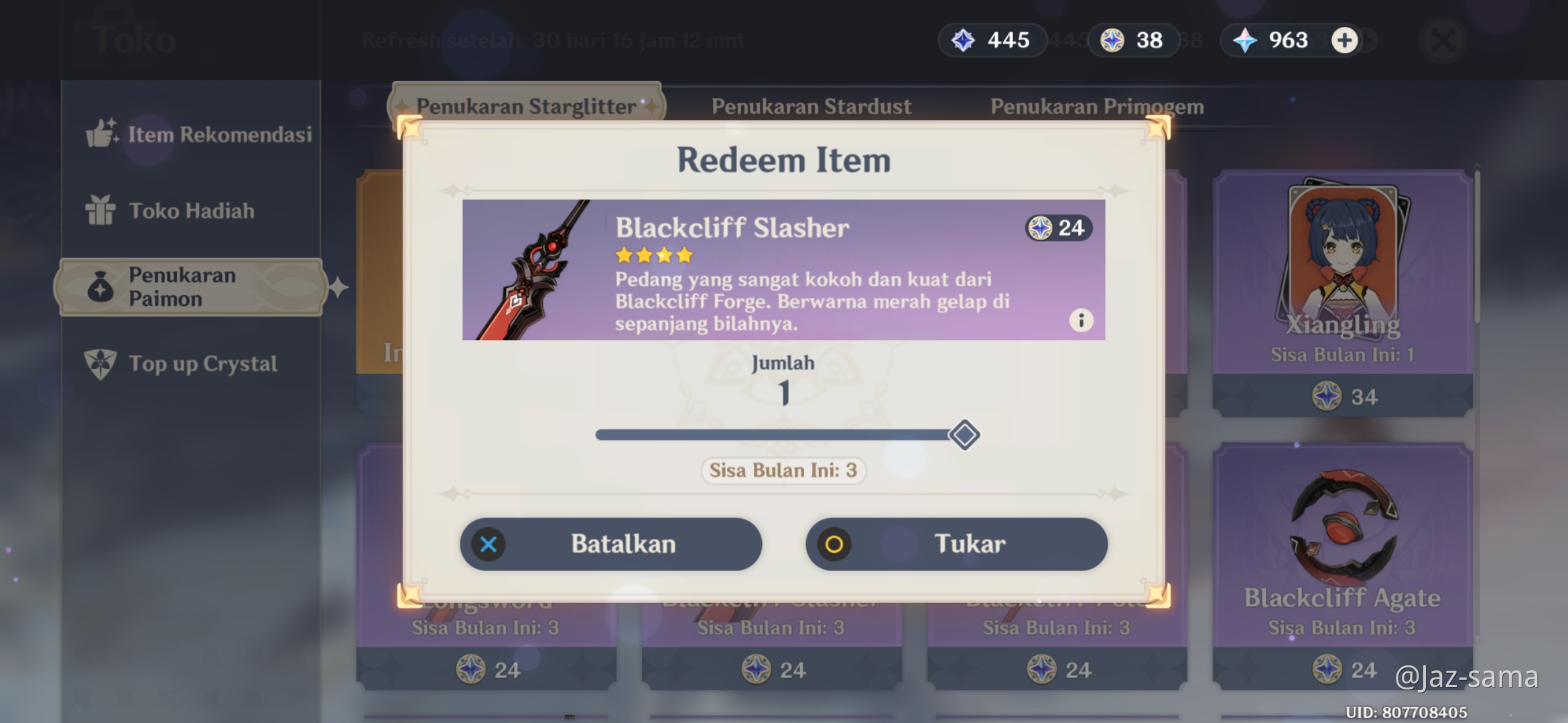 About Blackcliff Slasher Genshin Impact | HoYoLAB