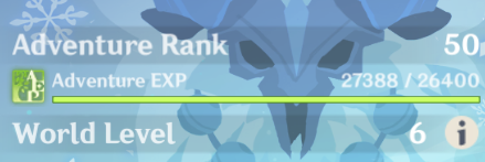 Adventure Rank Question. Genshin Impact | HoYoLAB