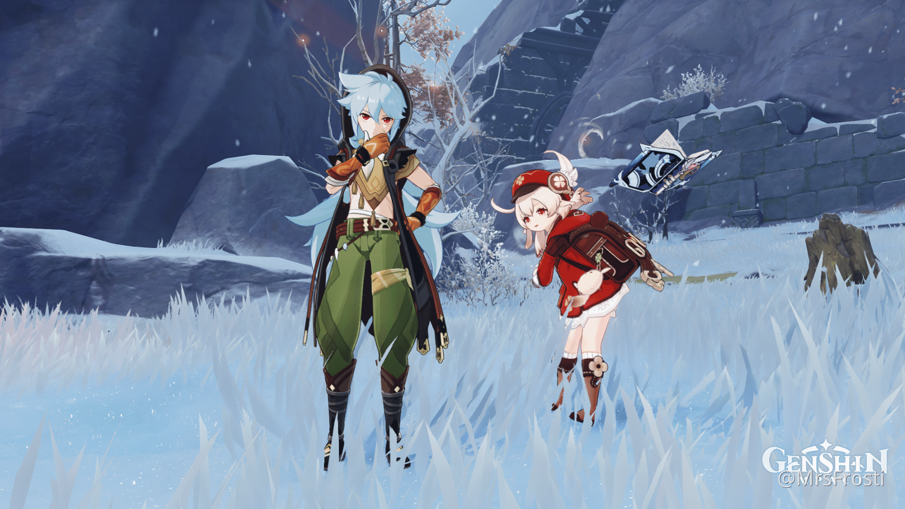 Burny red girl. And Razor! Fun. Genshin Impact | HoYoLAB