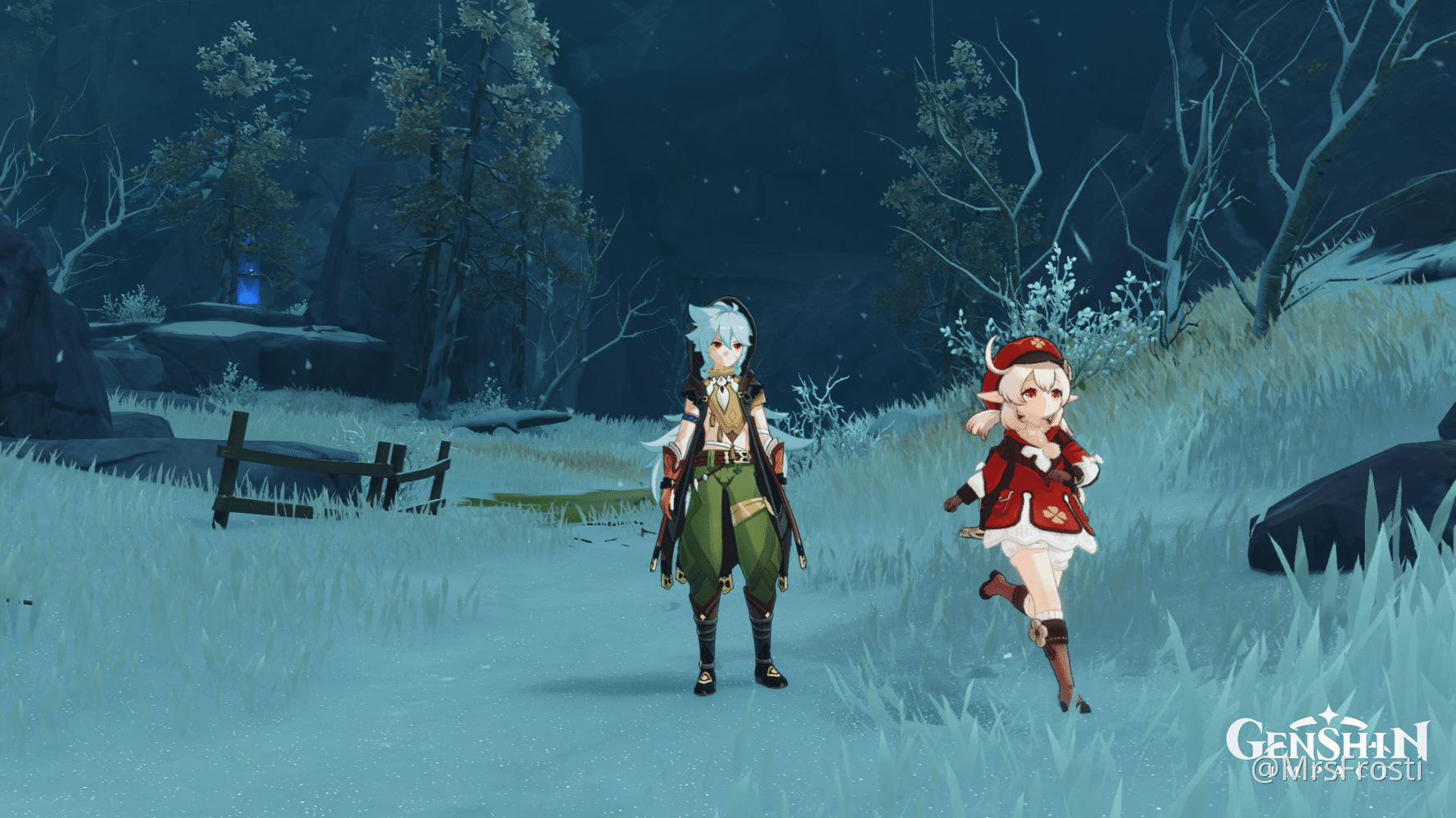 Burny red girl. And Razor! Fun. Genshin Impact | HoYoLAB